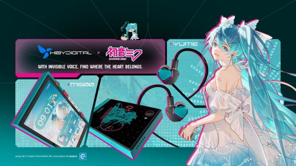 HiByDigital Launches Exclusive Hatsune Miku Audio Gear Collection ...